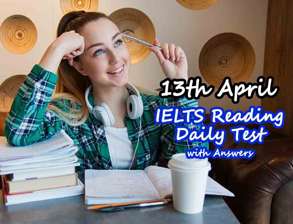 IELTS Reading Practice Paper, 13th April » Career Zone Moga - CZ Ielts ...