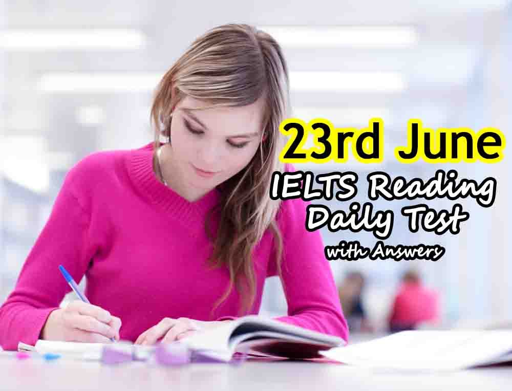 BEST IELTS READING Paper, 23rd June » Career Zone Moga - CZ Ielts Legend