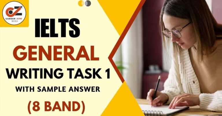 BEST IELTS General Writing Task 1, 27th October » Career Zone Moga - CZ ...