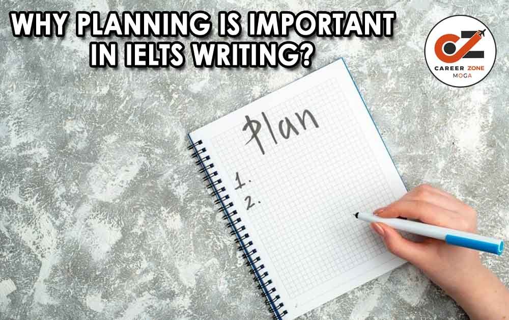 WHY PLANNING IS IMPORTANT IN IELTS WRITING? » Career Zone Moga - CZ ...